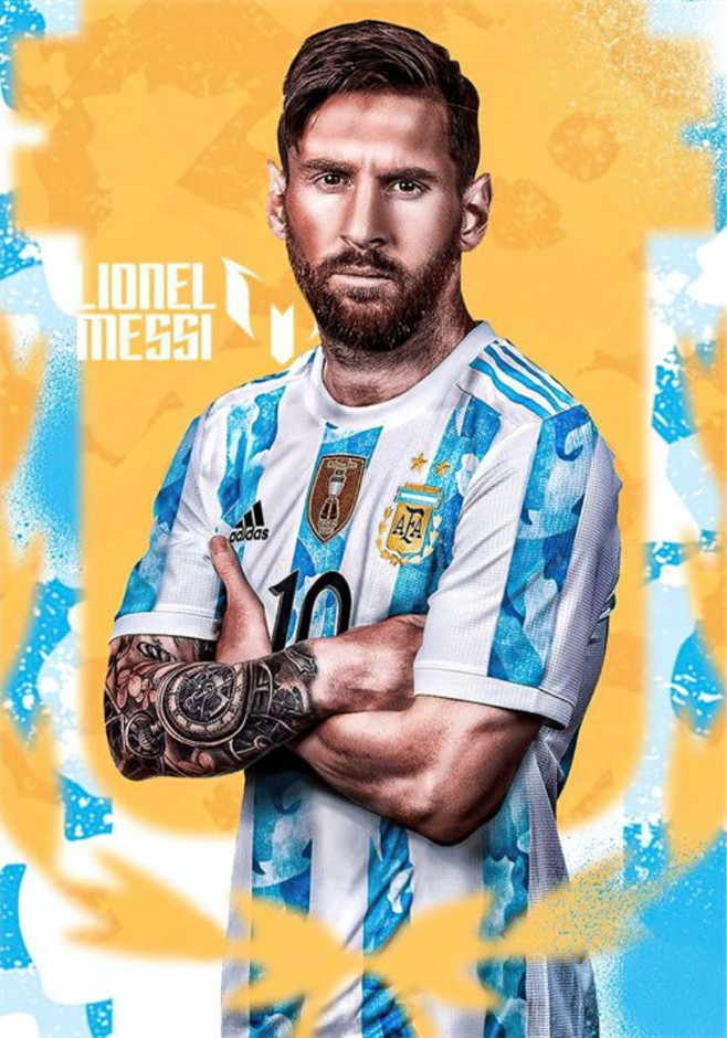 ‫YKI - תמונת קנבס כולל מסגרת – מסי ארגנטינה | סופר-פארם‬