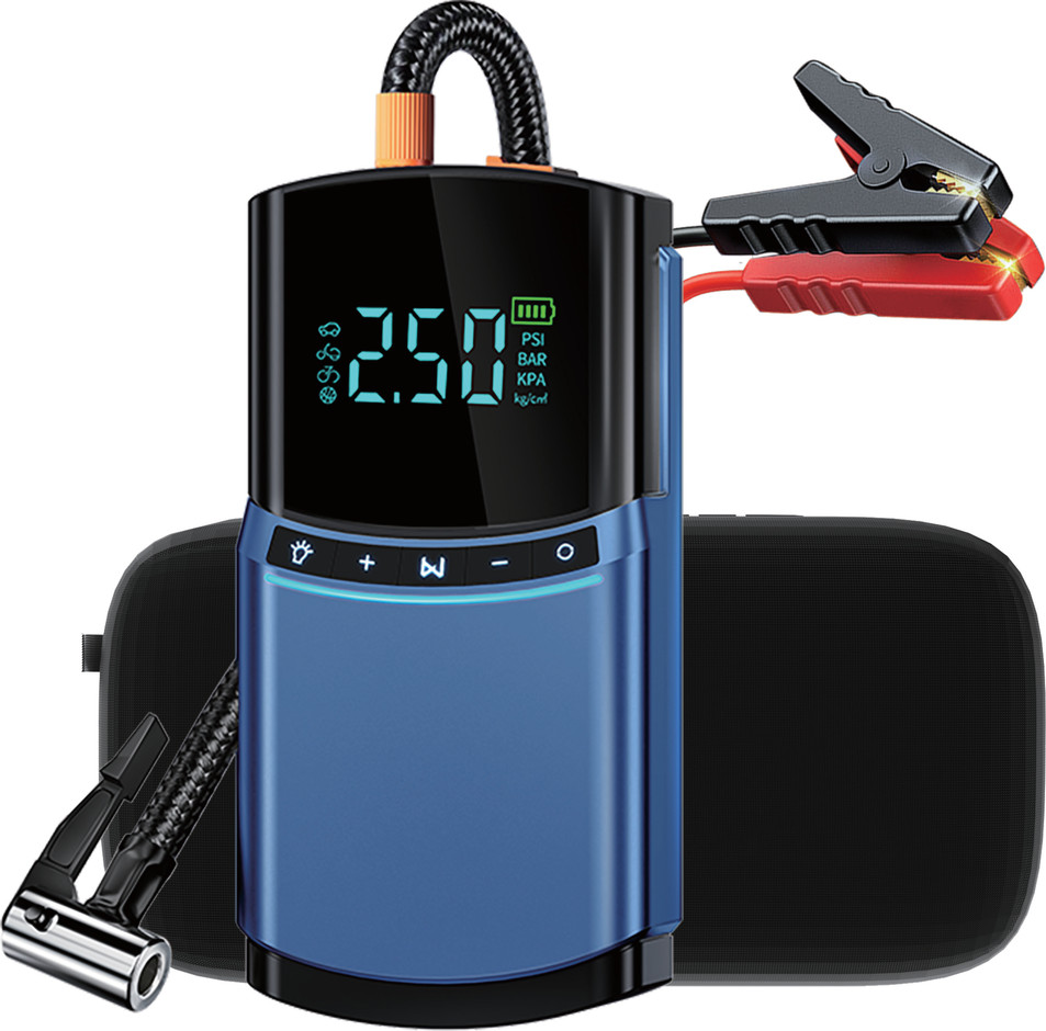 ‫S-Free - בוסטר לרכב | בוסטר התנעה לרכב משולב קומפרסור | בוסטר התנעה ...