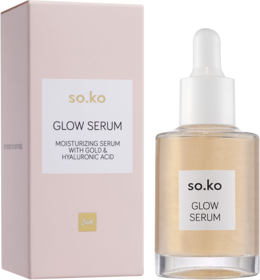 ‫so.ko - GLOW SERUM סרום גלואו זהב 24 קאראט | סופר-פארם‬