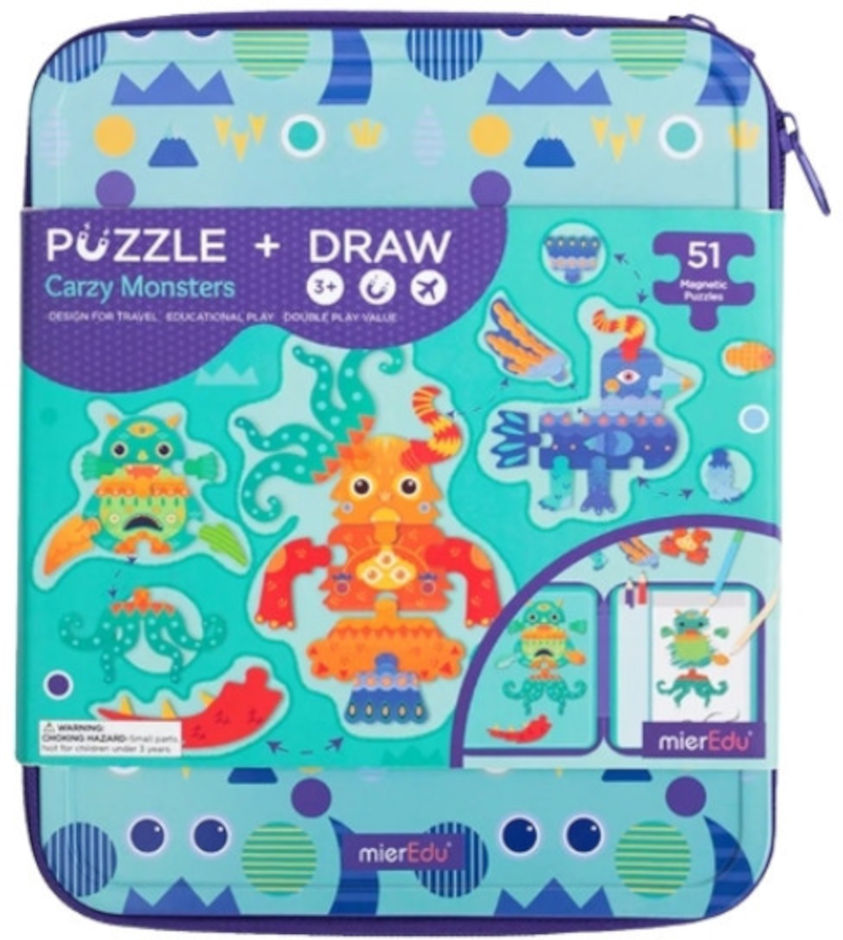 ‫mierEdu - קלמר רב פעמי + ערכת משחק במגנטים עם למעלה מ 50 חלקים ...