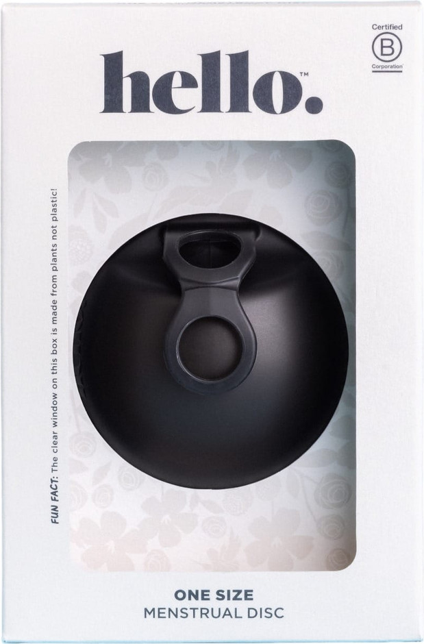 ‫HELLO - הלו דיסק - גביעונית דיסק החדשה לווסת | שחור HELLO DISC | סופר ...